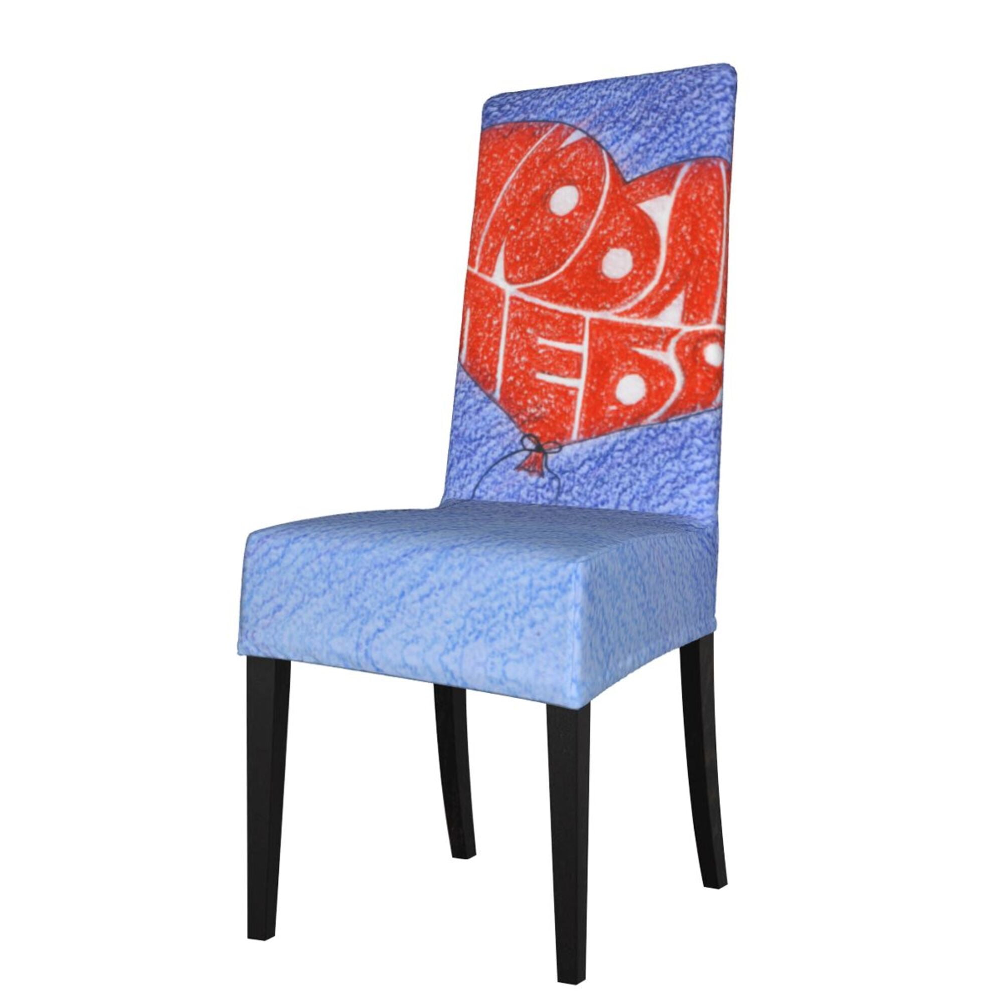 ZICANCN Love Balloon Doodle Chair Protectors Seat Covers , Dining Chair ...