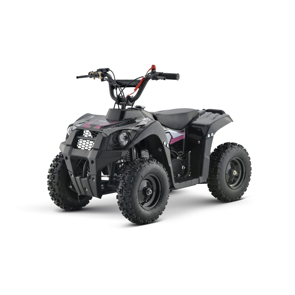 MotoTec Monster 36V 500W Kids Battery Powered ATV Four Wheeler Pink ...
