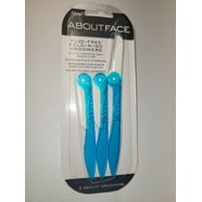 About Face Fuzz-Free Folding Facial Razors, 3 Beauty Groomers, 2 Pack ...