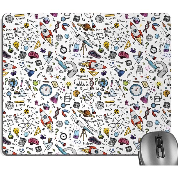 Knseva Educational Mouse Pad, Science School Pattern Formulas ...