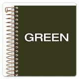Ampad Gold Fibre 5x7 Green Notebook, 100 College-Ruled Sheets, 20801 ...