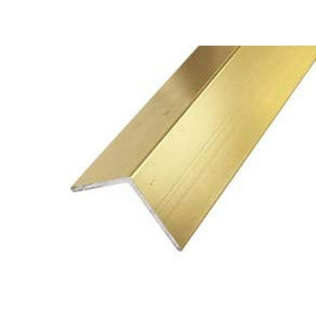 Bright Gold Anodized Aluminum Angle 116 Thick (72 Long X 1 Wide ...