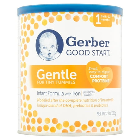 Gerber Good Start, Baby Formula Powder, Gentle, Stage 1, 12.7 Ounce ...