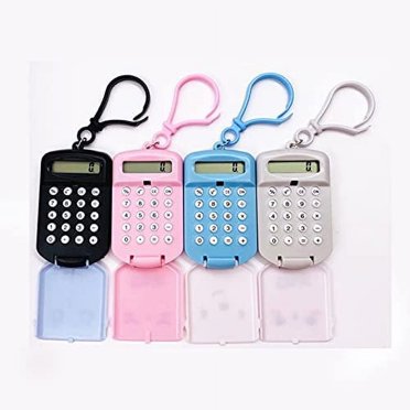 School Smart 084087 8-Digit Pocket Calculator, 3-Key Memory, 1-Touch ...