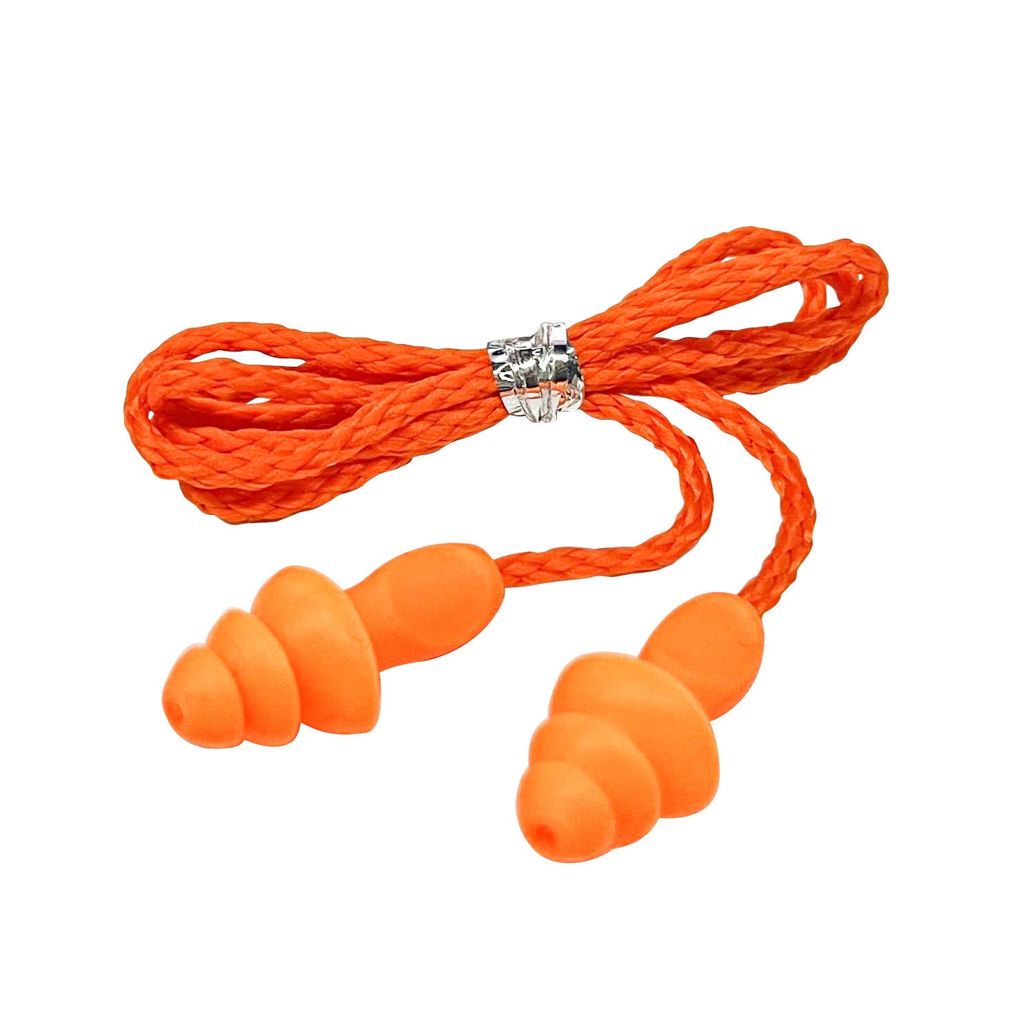 Innens 100 Pair Reusable Earplugs Corded Silicone Ear Plugs Shooting ...