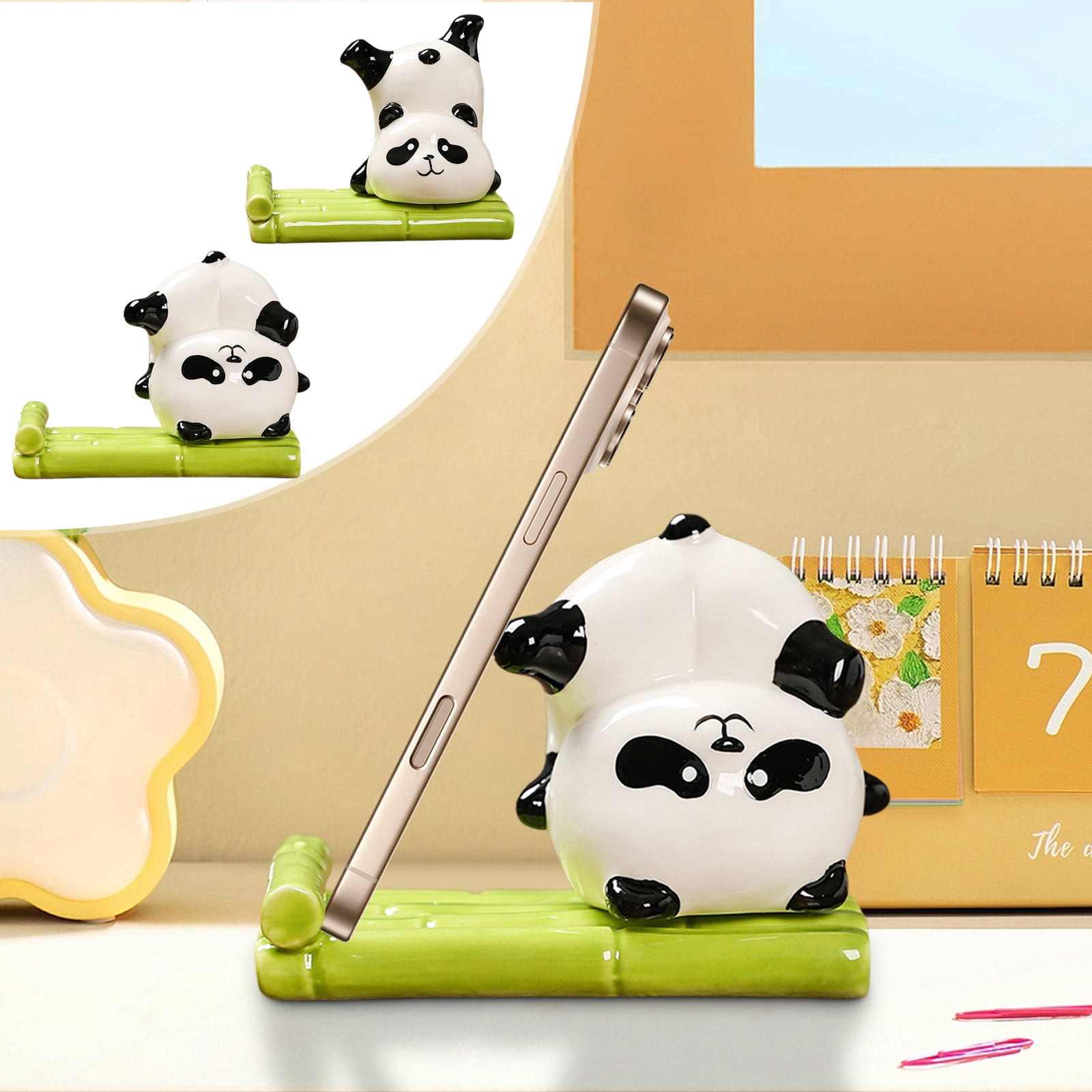 Ganfancp Cute Pandas Phablet Phone Stand Office Desktop Decoración ...