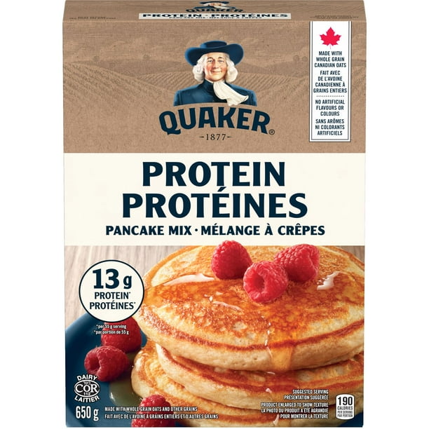 Quaker Protein Pancake Mix, 650g - Walmart.ca