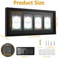 Baseball Card Display Case 4 Grids Trading Card Display Frame Wall ...