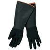 HAWK Men's 24" (61 cm) Smooth Black Rubber Gloves | Size Large (L ...