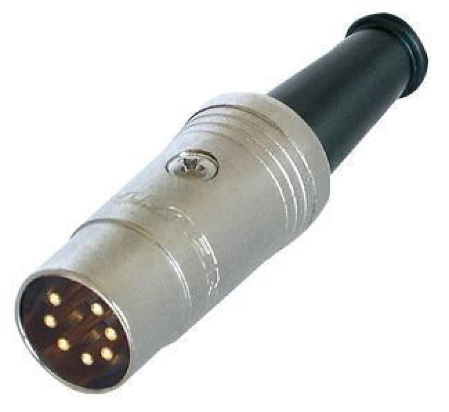 REAN - 7 Pin DIN Plug with Rubber Strain Relief - Walmart.com