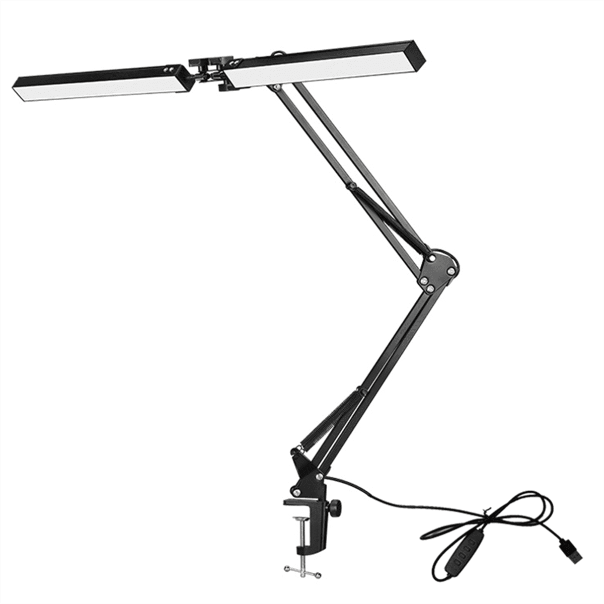 Click here for Unbranded Desk Lamp With Clamp Double Head Archite... prices