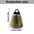 BINGLI Craft Small Brass Bells for Crafts Mini Vintage Bells Tiny for ...