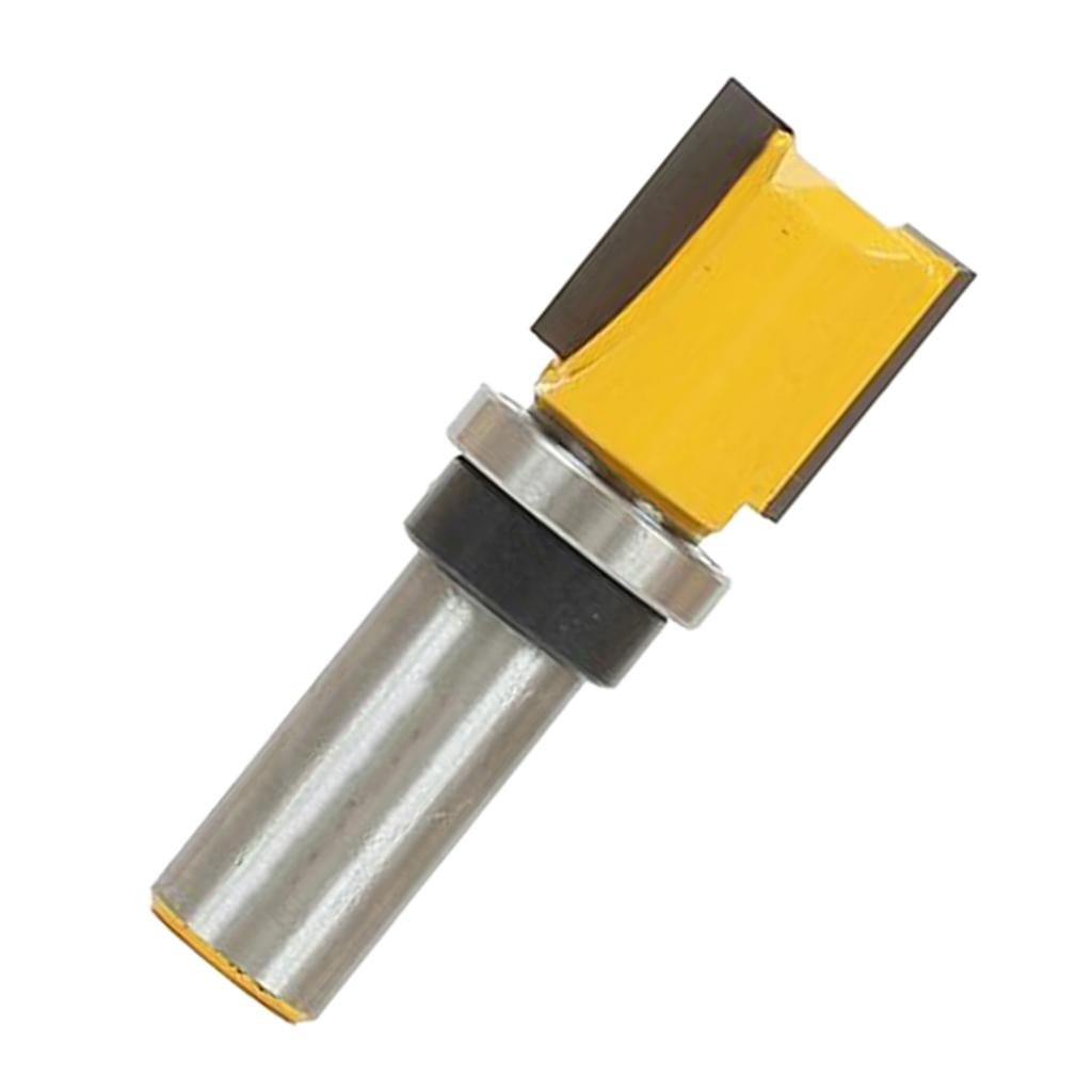 1/2 inch Straight Bit Wood Milling Cutter Slotted Trimming 3/4 inch ...