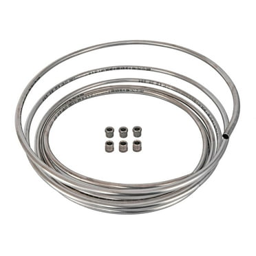 Edelbrock 8101 Braided Stainless Steel Adjustable Dual Feed Fuel Line ...