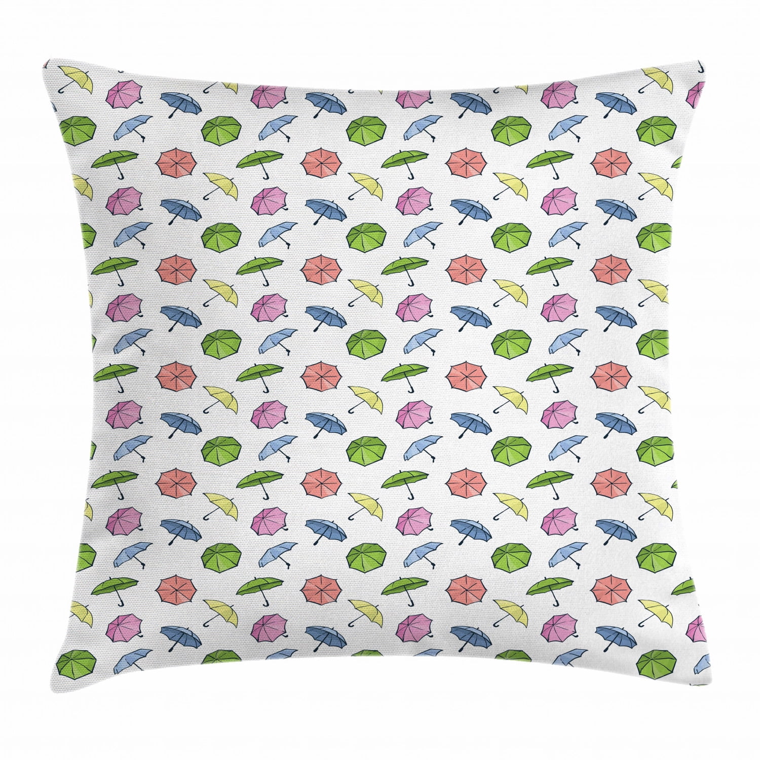 Ambesonne 16" x 16" Multi-color Polyester Decorative Pillow Cover ...