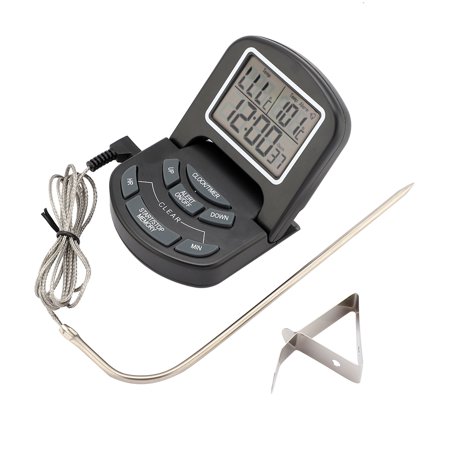 Rdeghly Digital Waterproof Alerts Timing Cooking Temperature Gauge For ...
