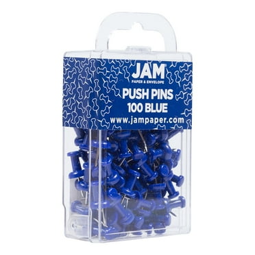 JAM Paper Yellow Push Pins, 200 Count, 2/Pack - Walmart.com