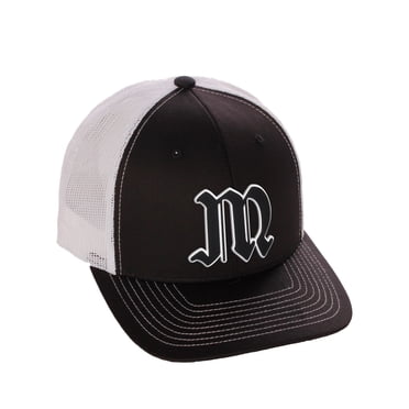 Daxton Classic Snapback Old English A to Z Numbers Initials Flat Bill ...