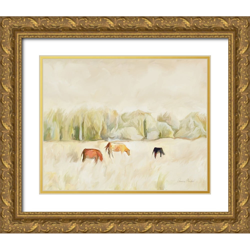 Murdock, Ramona 14x12 Gold Ornate Wood Framed with Double Matting ...