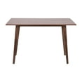 Flash Furniture Hatfield Collection Midcentury Dining Table, Dark ...