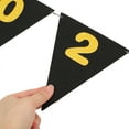 TEHAUX Graduation Decorations Banner Flag Garland Felt Cloth Black 6 ...