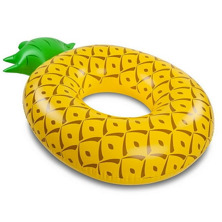 YIgang Pineapple Swimming Ring Summer Pool Rings Inflatable Water ...