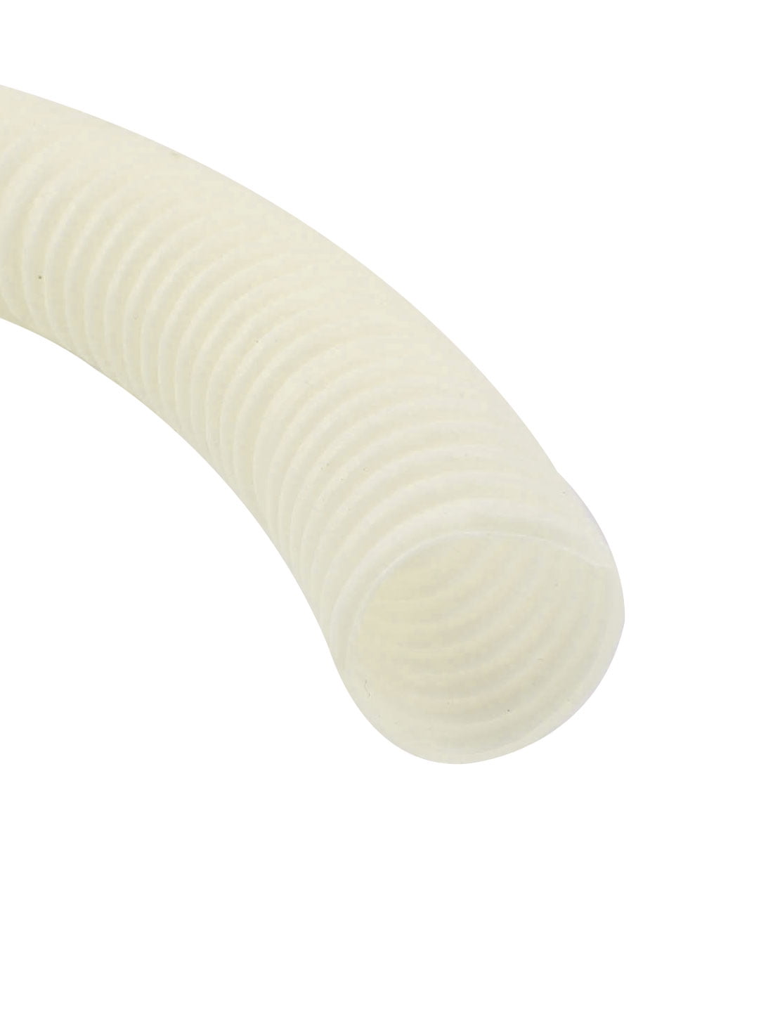 20mm OD Flexible White PVC Corrugated Wire Tubing Cable Conduit Pipe 1 ...