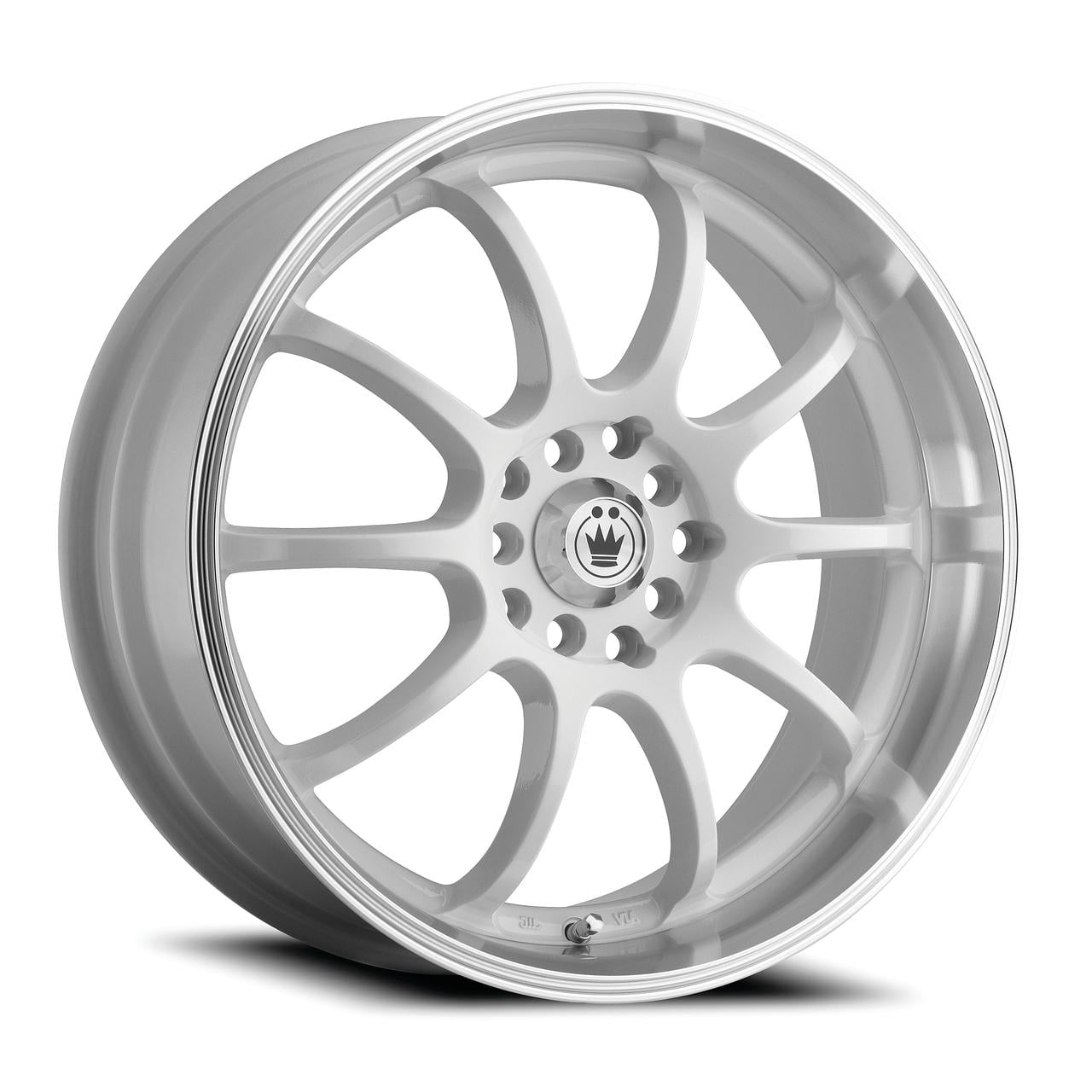 16" White With Natural Lip LI Lightning Wheel by Konig Wheels ...