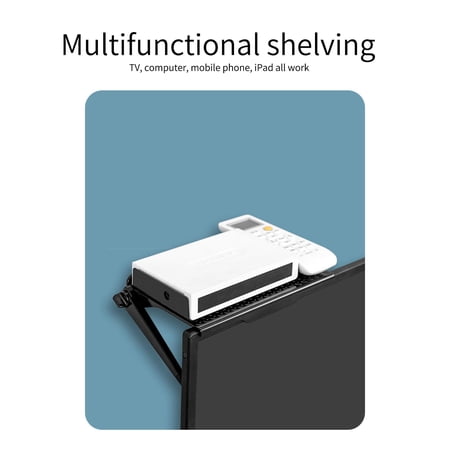 Space-saving TV Top Shelf Computer Screen Top Storage Rack Computer ...