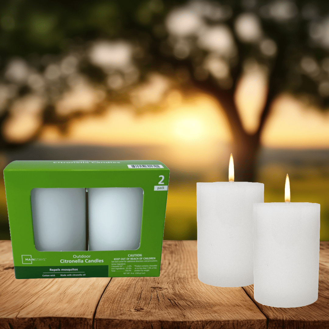 Citronella candle pillar store