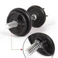 Barbell Clamp Spring Collar Clips Gym Weight Dumbbell Lock Kit Barbell ...