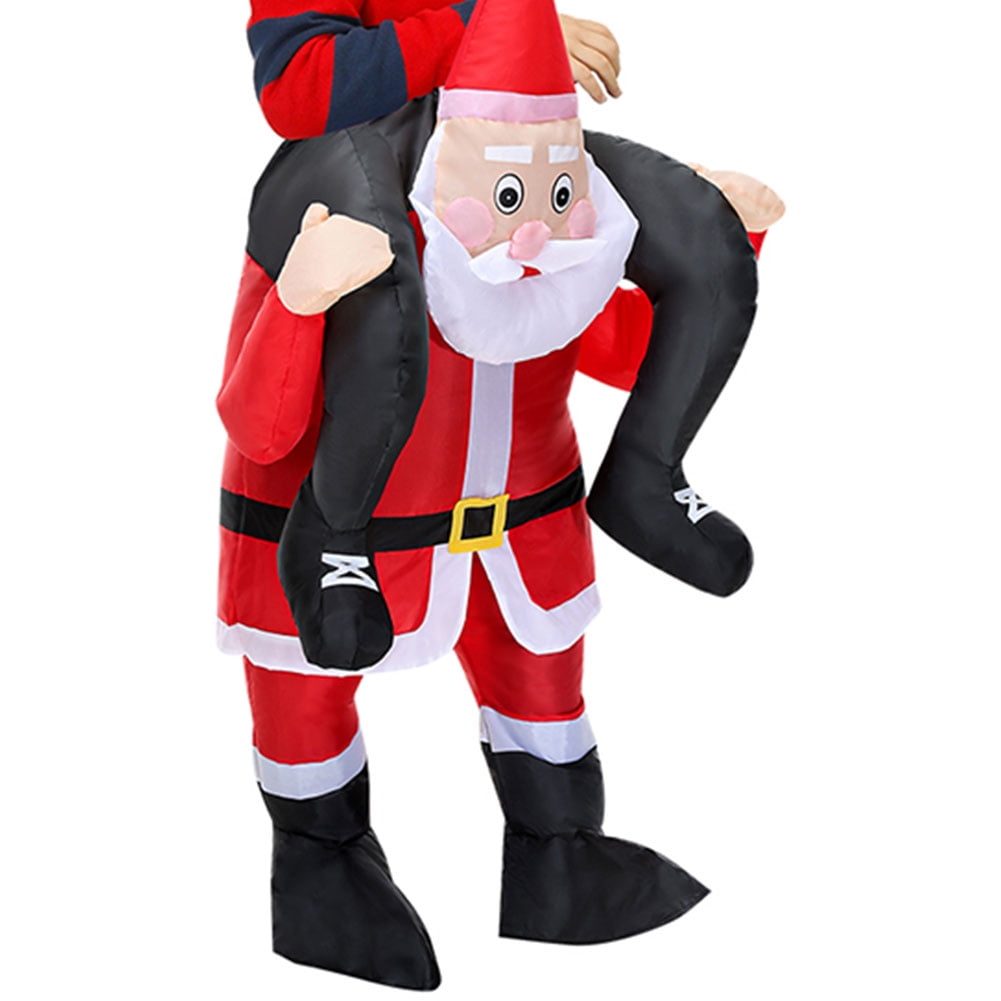 Conjunto de disfraz navideño inflable, trajes festivos inflados unisex ...