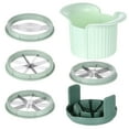 Apple Slicer and Corer Set with 3 Interchangeable Blades, Stainless ...