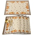 Autumn Pumpkin Maple Leaf Tableware Mat Festival Wedding Home r Kitchen ...