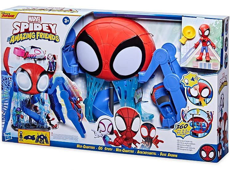 Marvel Spidey & His Amazing Friends Web-Quarters Playset - Walmart.com