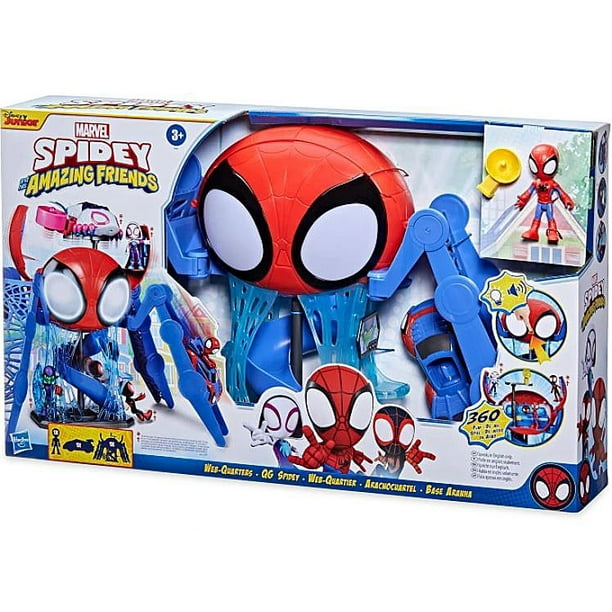 Marvel Spidey & His Amazing Friends Web-Quarters Playset - Walmart.com