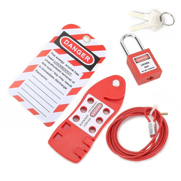 Hasp, Adjustable Cable Lockout Hasp Hasp Fish Shaped For Nuclear Energy ...