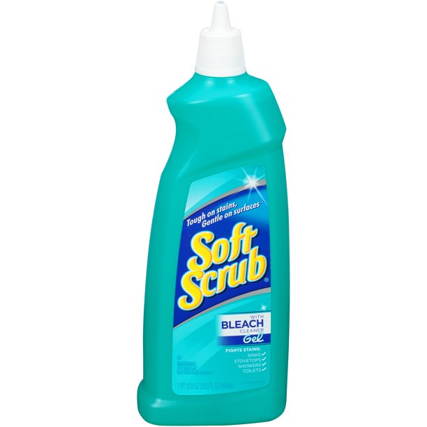 Soft Scrub with Bleach Cleaner Gel, 28.6 fl oz - Walmart.com - Walmart.com