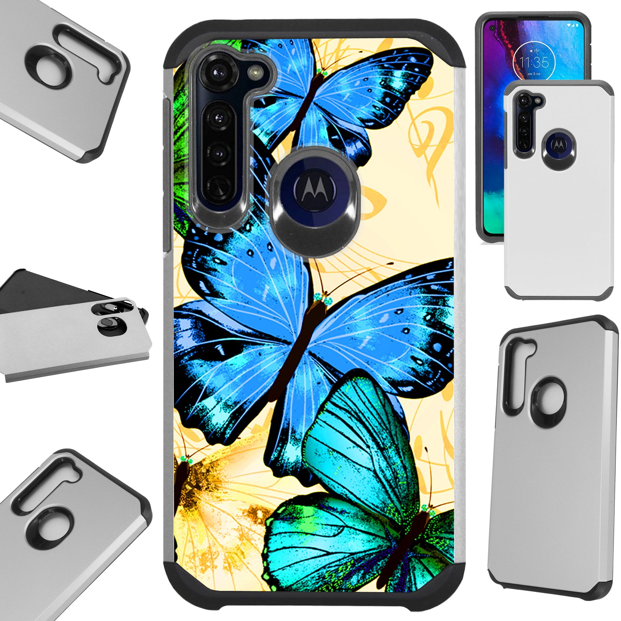 WORLD ACC Fusion Phone Case Compatible with Motorola Moto E 2020 Hybrid ...