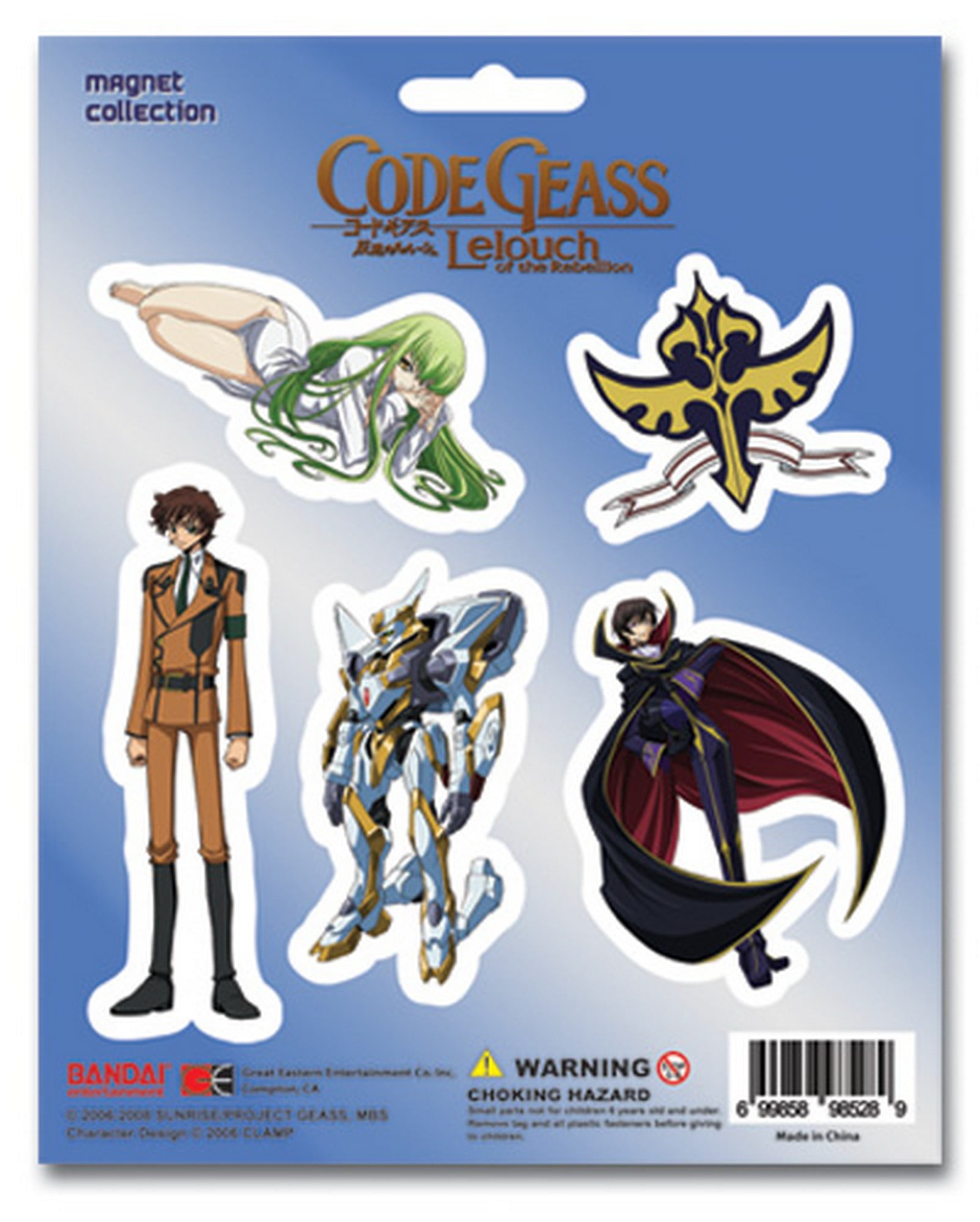 Magnet - Code Geass - New Sheet Cutout Characters Set Licensed ge8528 ...