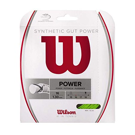 Wilson Synthetic Gut Power Tennis String, Lime, 16-Gauge | Walmart Canada