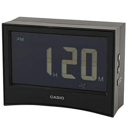 CASIO Alarm Clock Radio waves black Digital Inverted LCD temperature ...