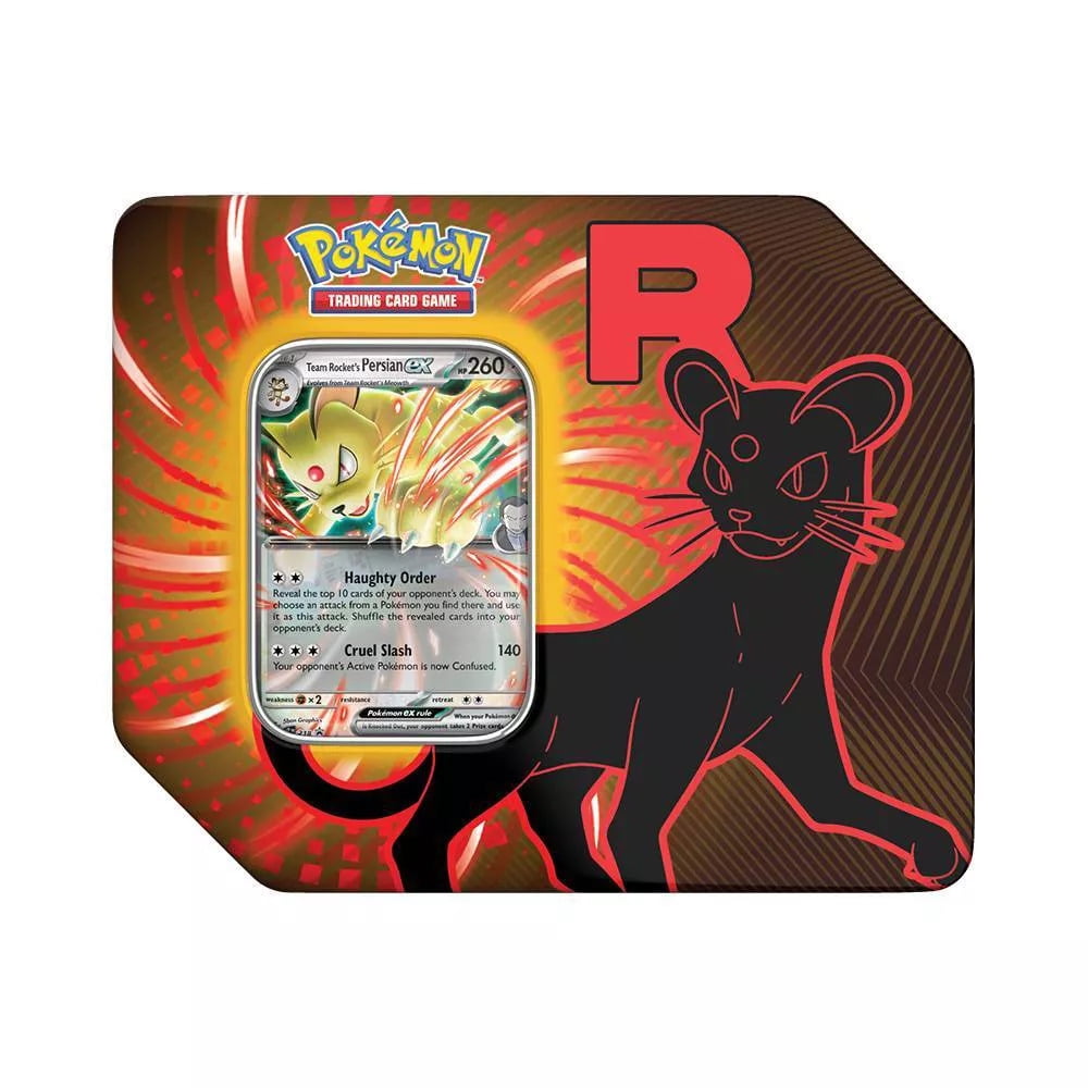 Click here for Pokémon Pokemon Tcg: Team Rocket Tin - Persian (5... prices