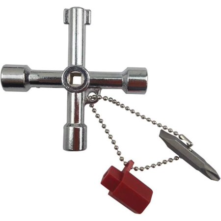 HUSERYT 1 Pcs Triangular Wrench, 1 Pcs Socket 2 Way Plumbers Utility ...