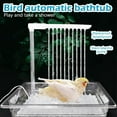 Blaxill Automatic Bird Bath Tub | USB Powered Shower Basin | Effortless ...