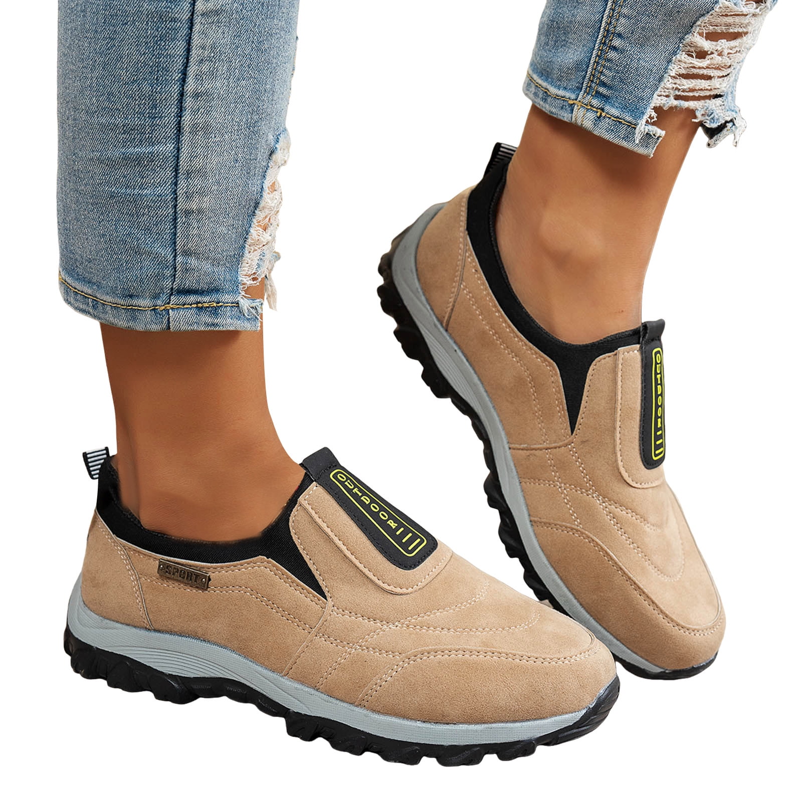 Click here for Oyedens Adult Slip On Hiking Trail Running Shoes F... prices