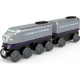 Thomas & Friends Wooden Railway Kenji Engine and Coal Car, Push-Along ...