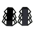 1 Pair Steel Rear Seat Footrest Backrest Pedals Bike Pedals Durable Bicycle Parts for Fixed Gear ...