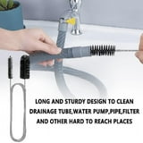 Flexible Drain Cleaning Brush Set Unclog Hair, Dusand Dirt in Sinks ...