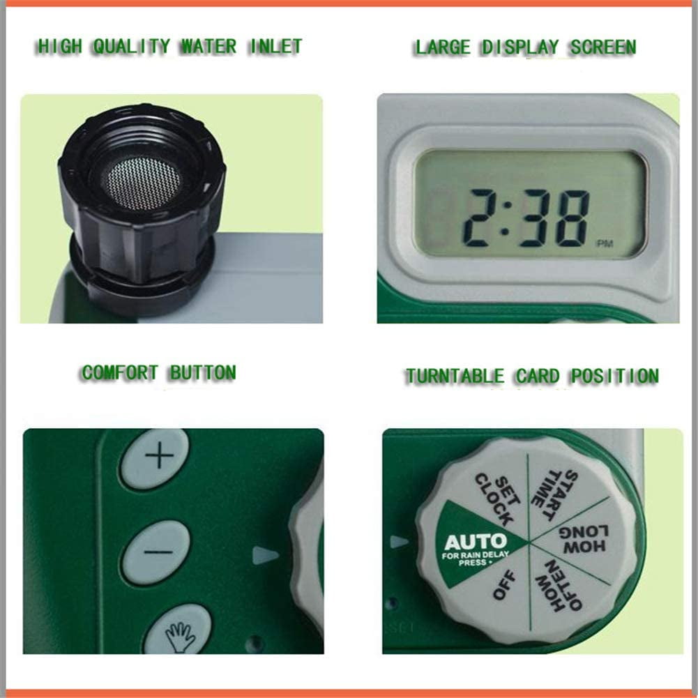 Buy Programmable Automatic Hose Timer Garden Irrigation System Controller Grey Online At